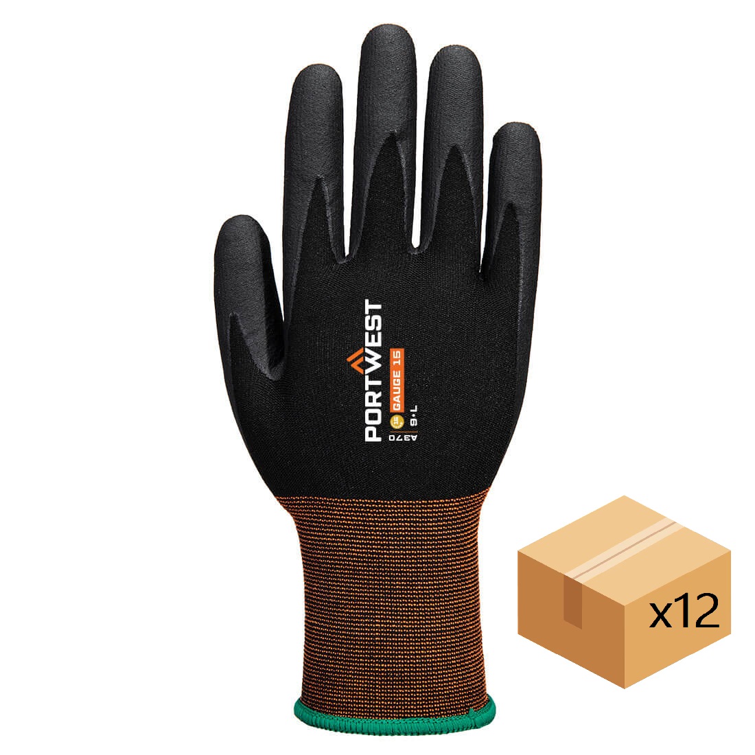 Gant GP Grip 15 mousse de nitrile taille XXS -> 5 - AJ EPI
